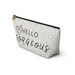 Hello Gorgeous Accessory Pouch With Zipper - Etsy