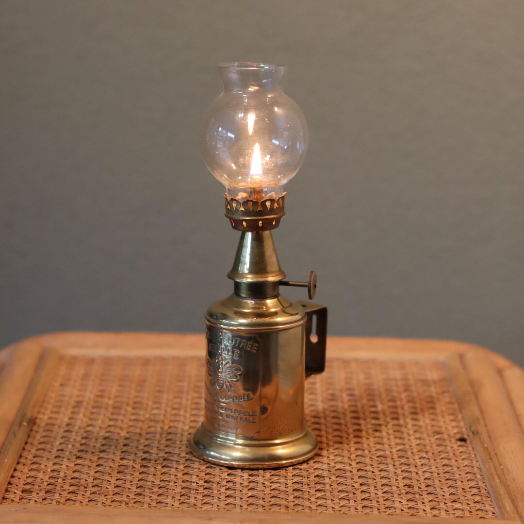 Special Vintage Oil Lamp, Called Pigeon Lamp, but From Abeille, Very ...