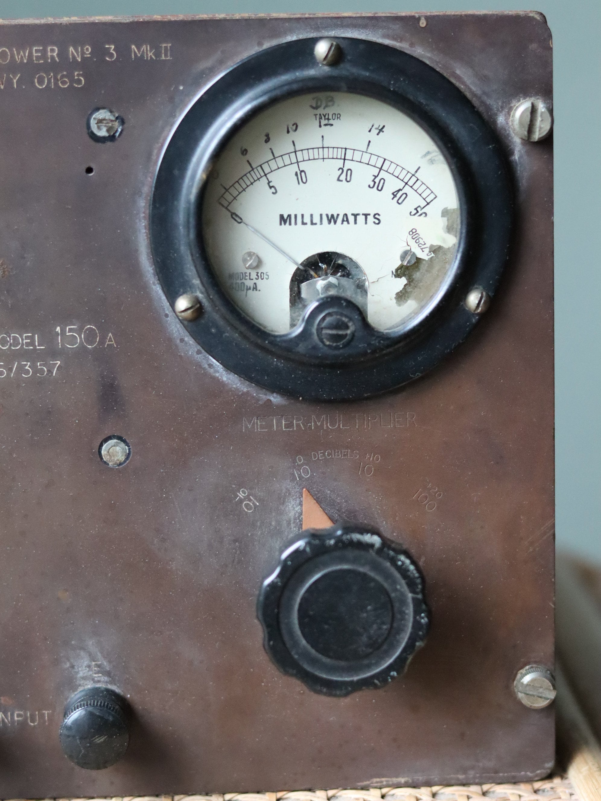 Special Instrument, Power Output Meter, From World War II, From Office ...
