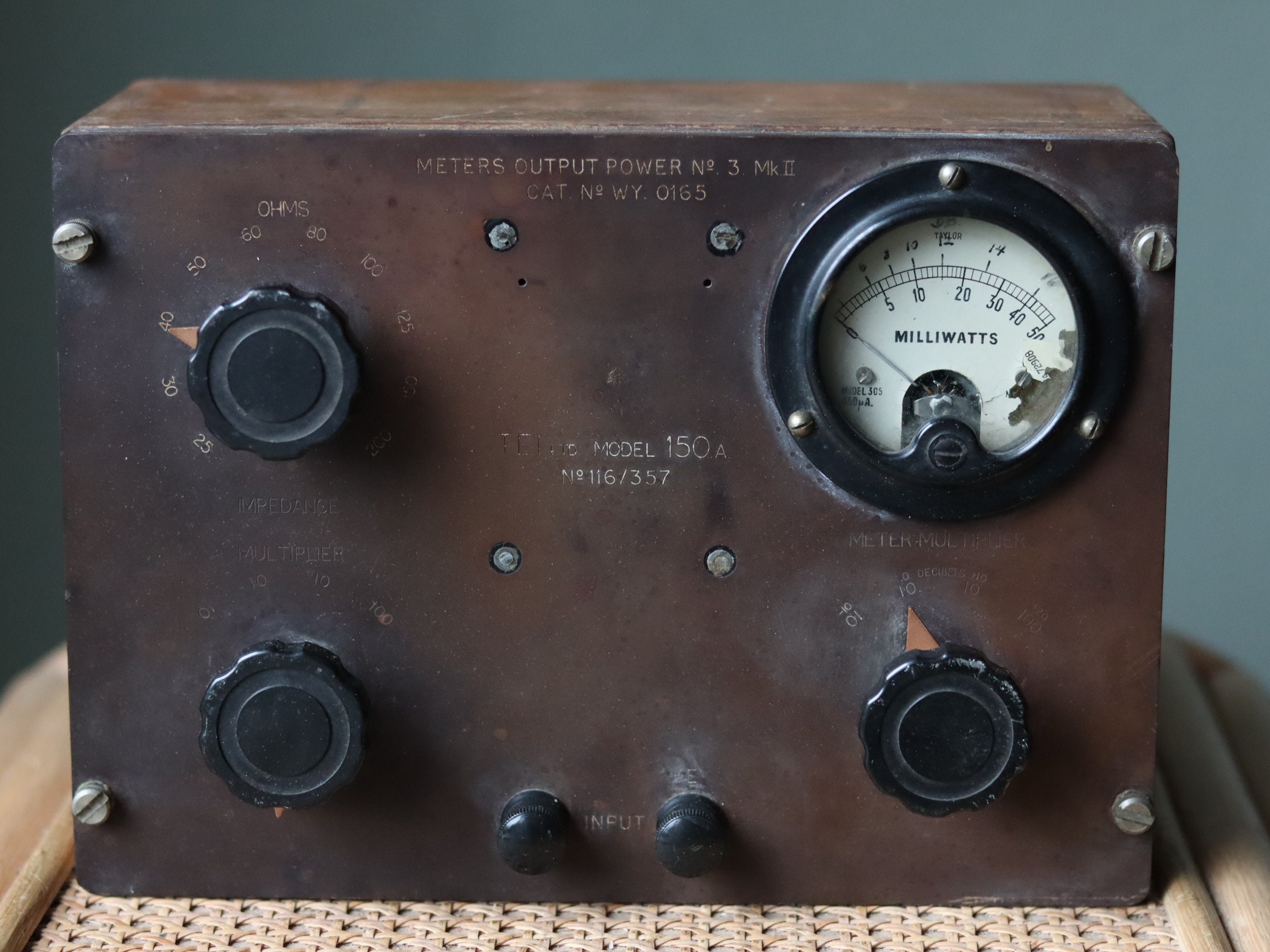 Special Instrument, Power Output Meter, From World War II, From Office ...