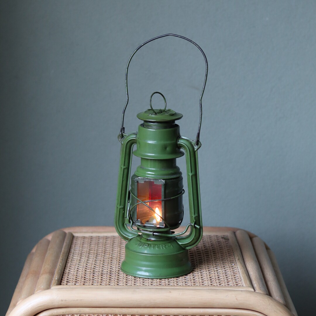 Beautiful Vintage Green Storm Lamp, Storm Lantern Jupiter-1 Very Nice ...