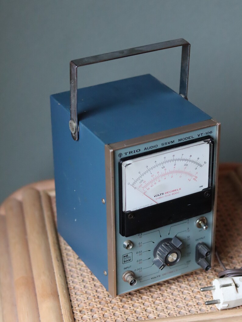 Kenwood Trio Audio SSVM Model VT-106 Voltmeter With Amplifier for Audio ...