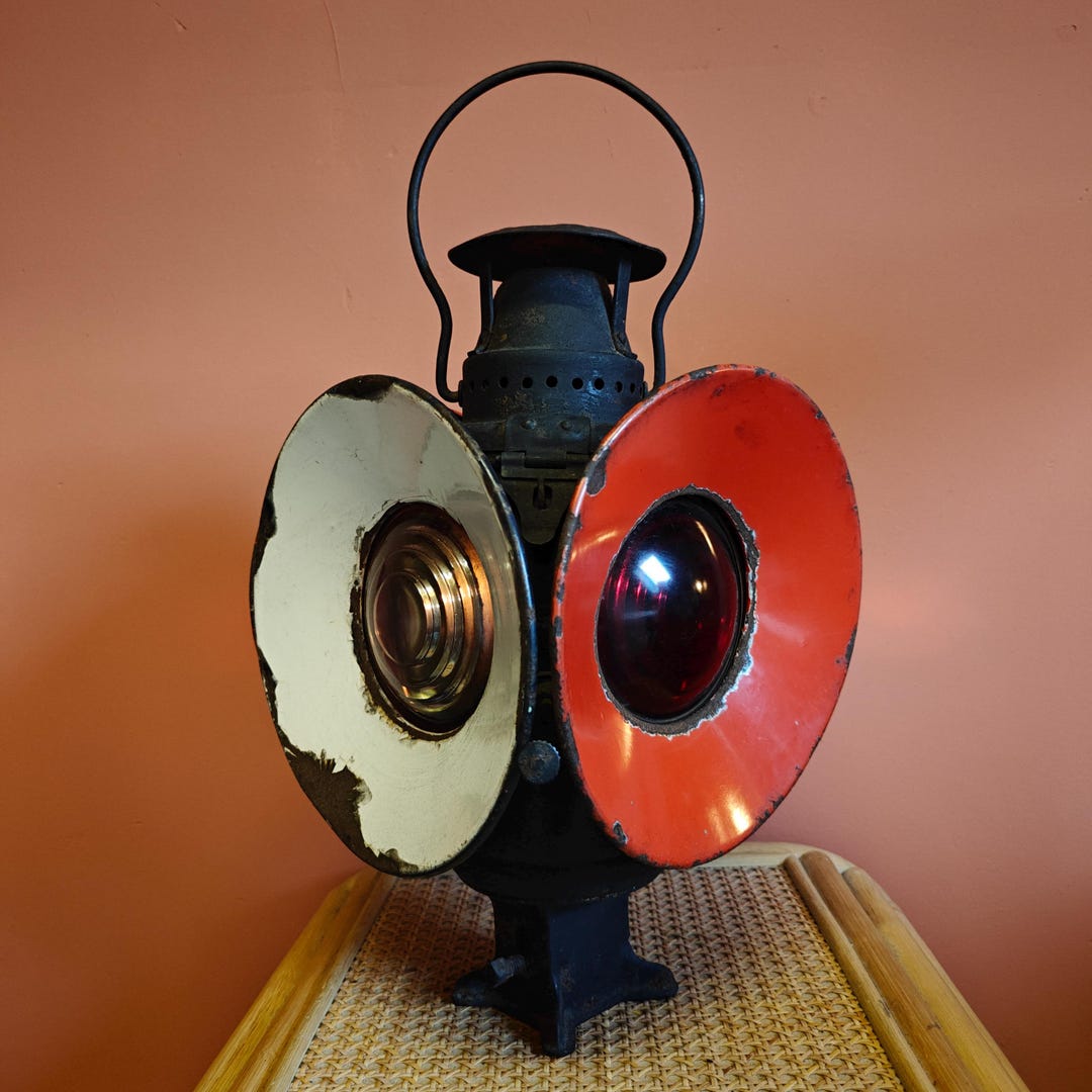Fantastic, Complete and Very Heavy Signal Lamp, Train Lamp, Railway ...