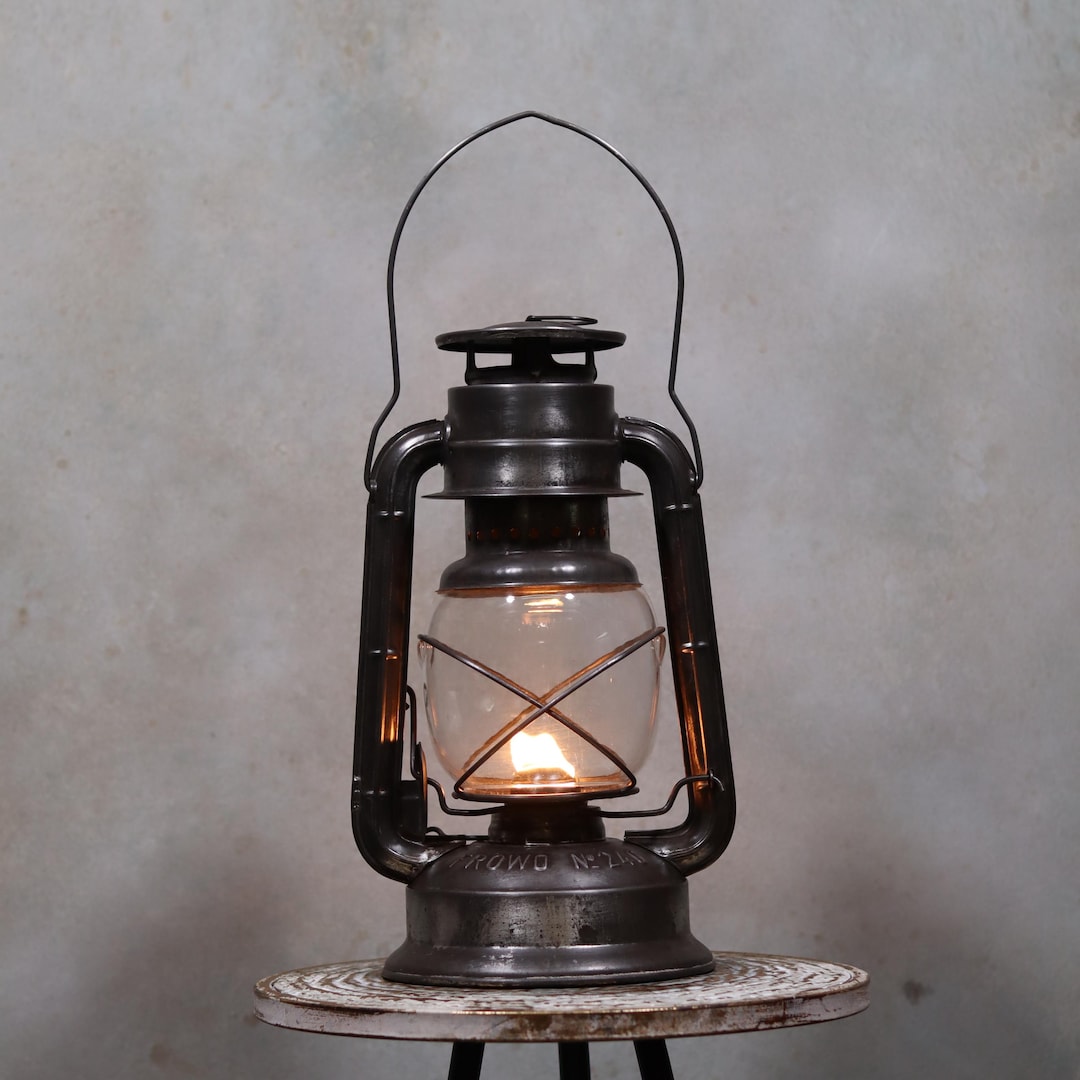 Fantastic Large German Storm Lamp, Storm Lantern Frowo 240 in Excellent ...