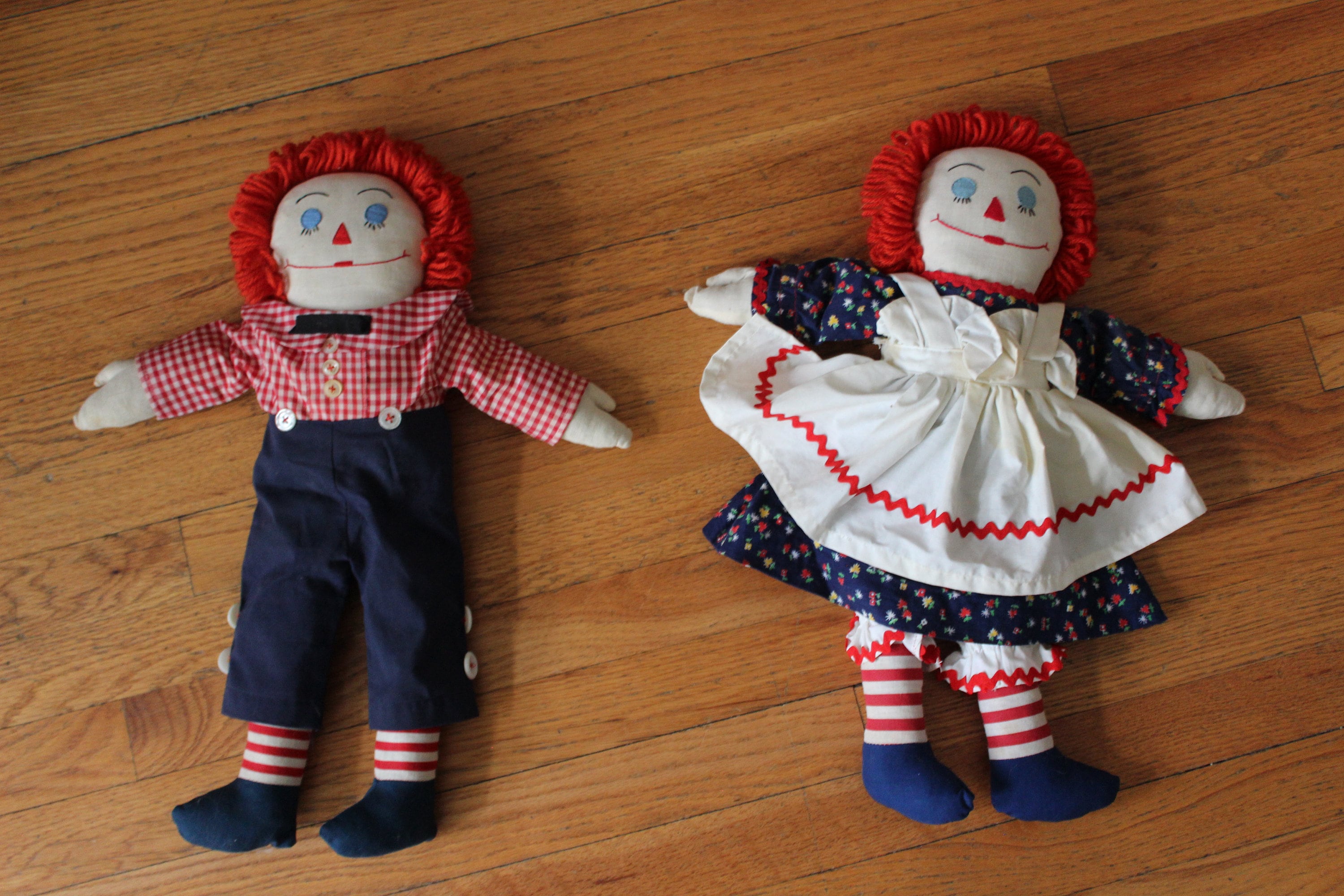 Raggedy Ann & Andy Dolls - Etsy