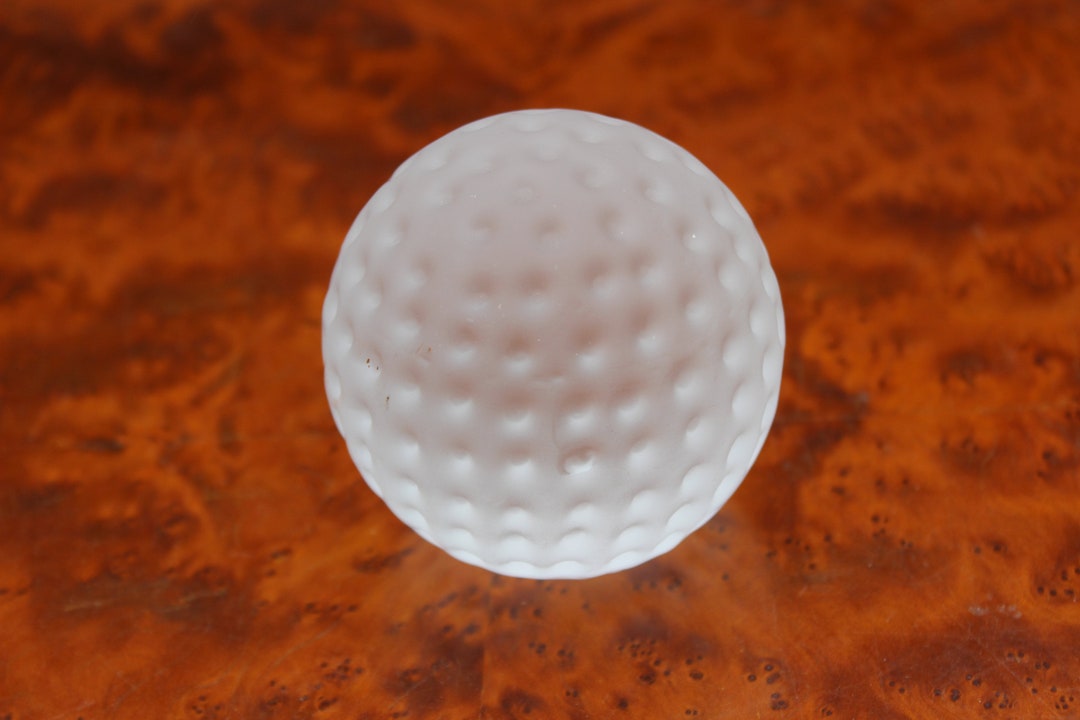 Frosted Glass Golf Ball Paperweight - Etsy