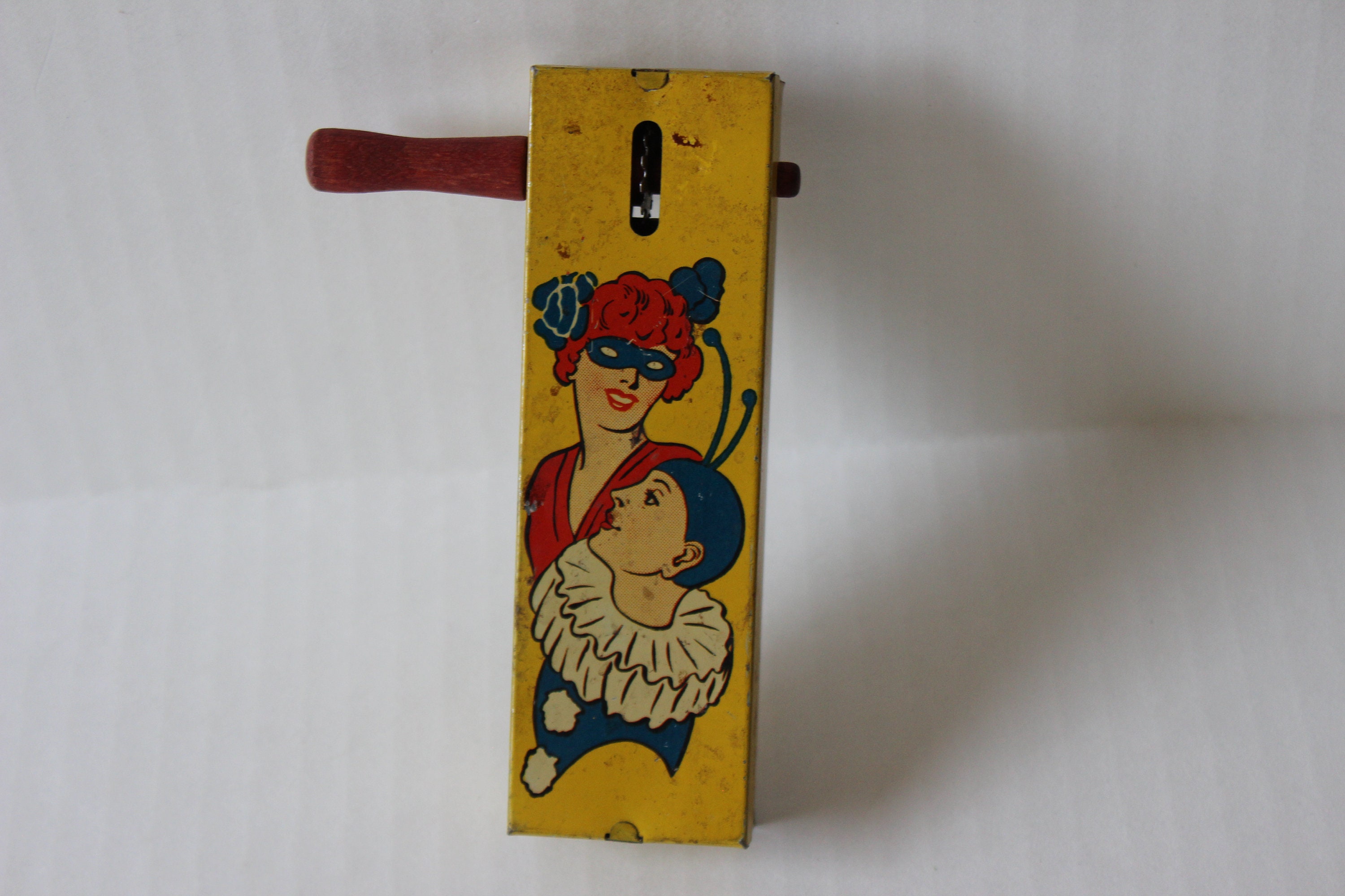 Vintage Tin Lithographed Noisemaker Ratchet - Etsy