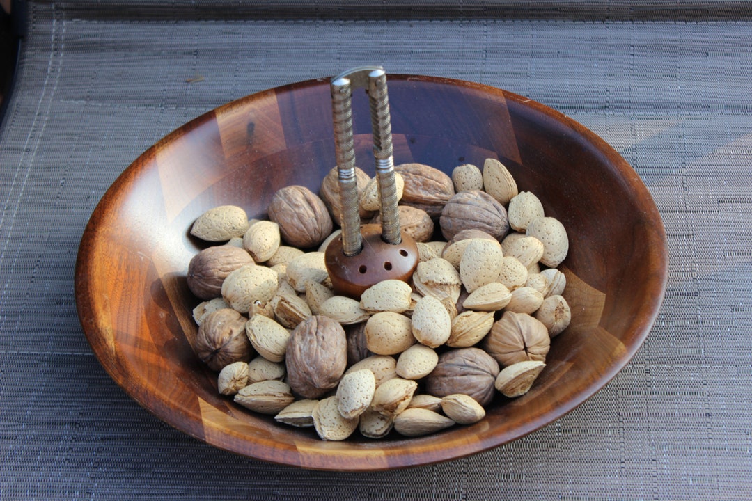 Black Walnut Nut Bowl Set - Etsy