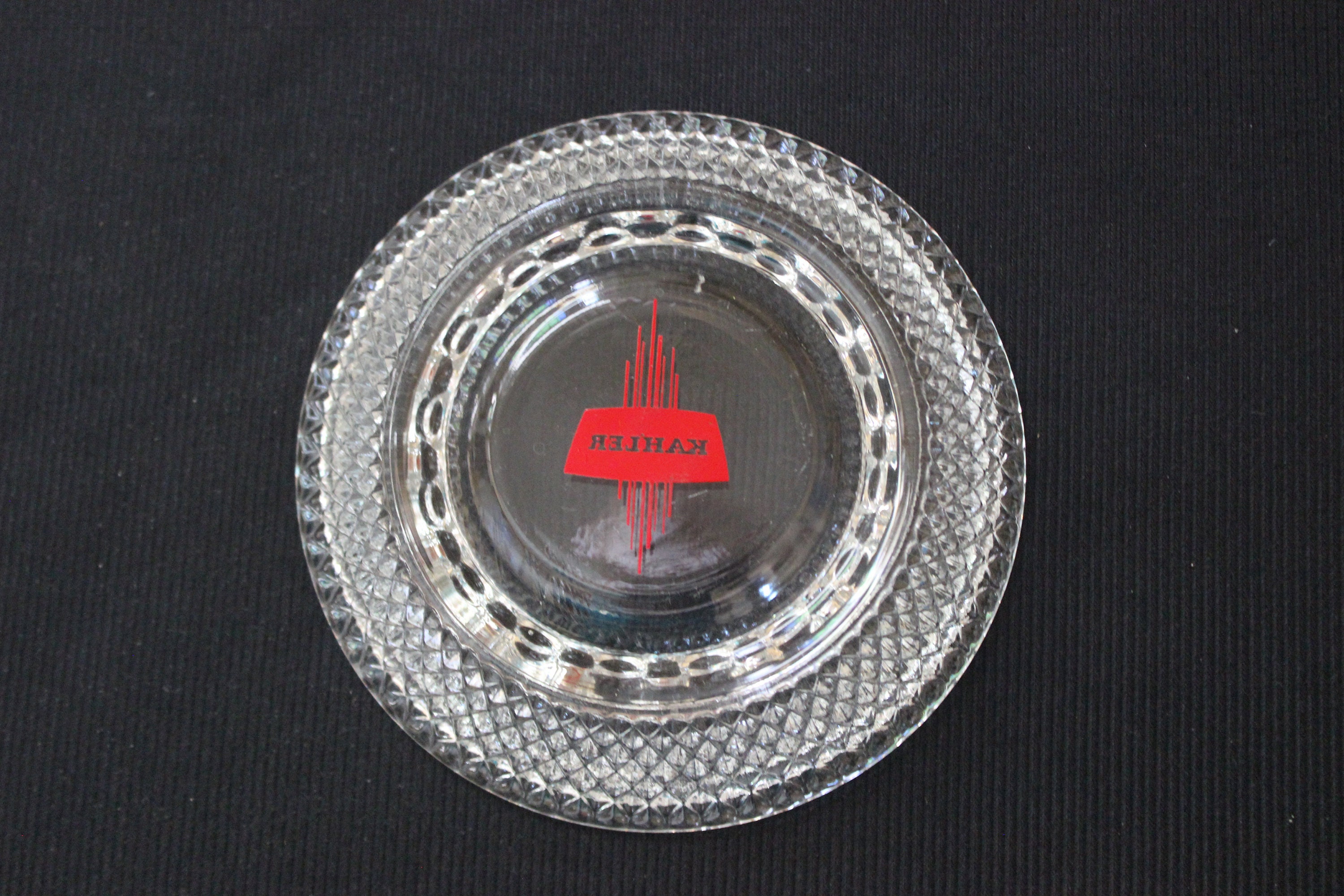 1960-70s Era Rochester Minnesota Kahler Grand Hotel Glass Ashtray-a ...