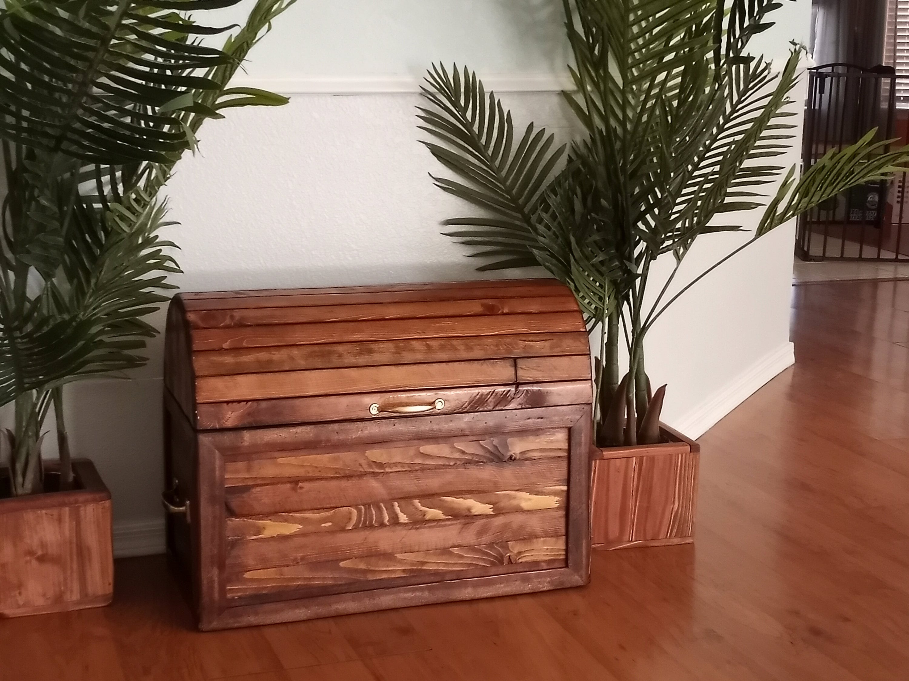 Handmade Wooden Pirate Chest - Etsy