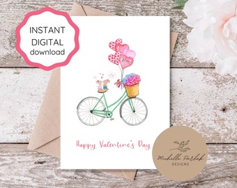 5x7 Valentine Card | Etsy