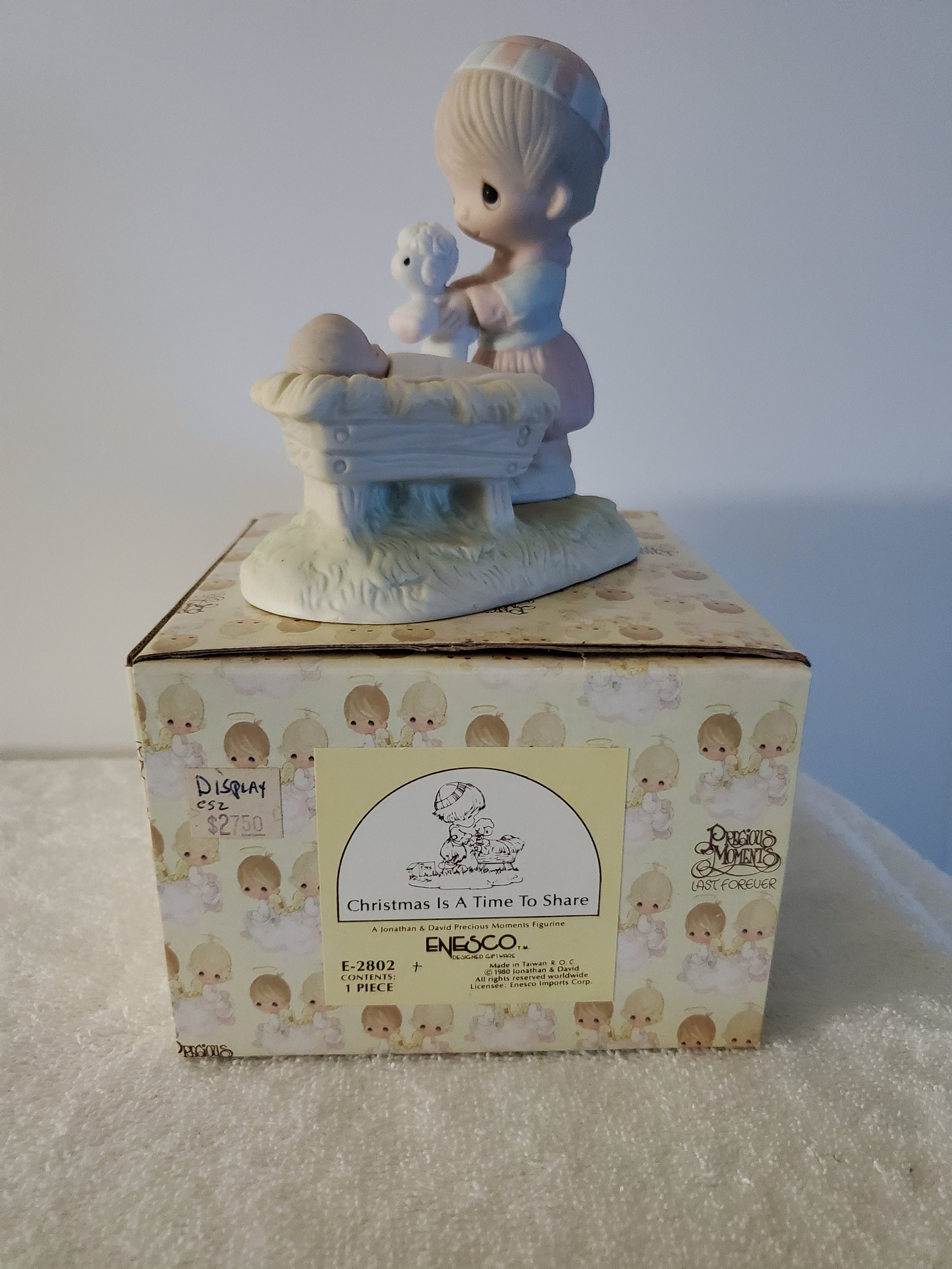 Vintage Precious Moments by Enesco 1979 - Christmas is A Time to Share ...