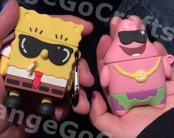Spongebob Airpod Case | Etsy