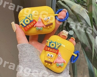 Spongebob Airpod Case | Etsy