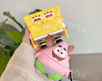 Spongebob Airpod Case | Etsy