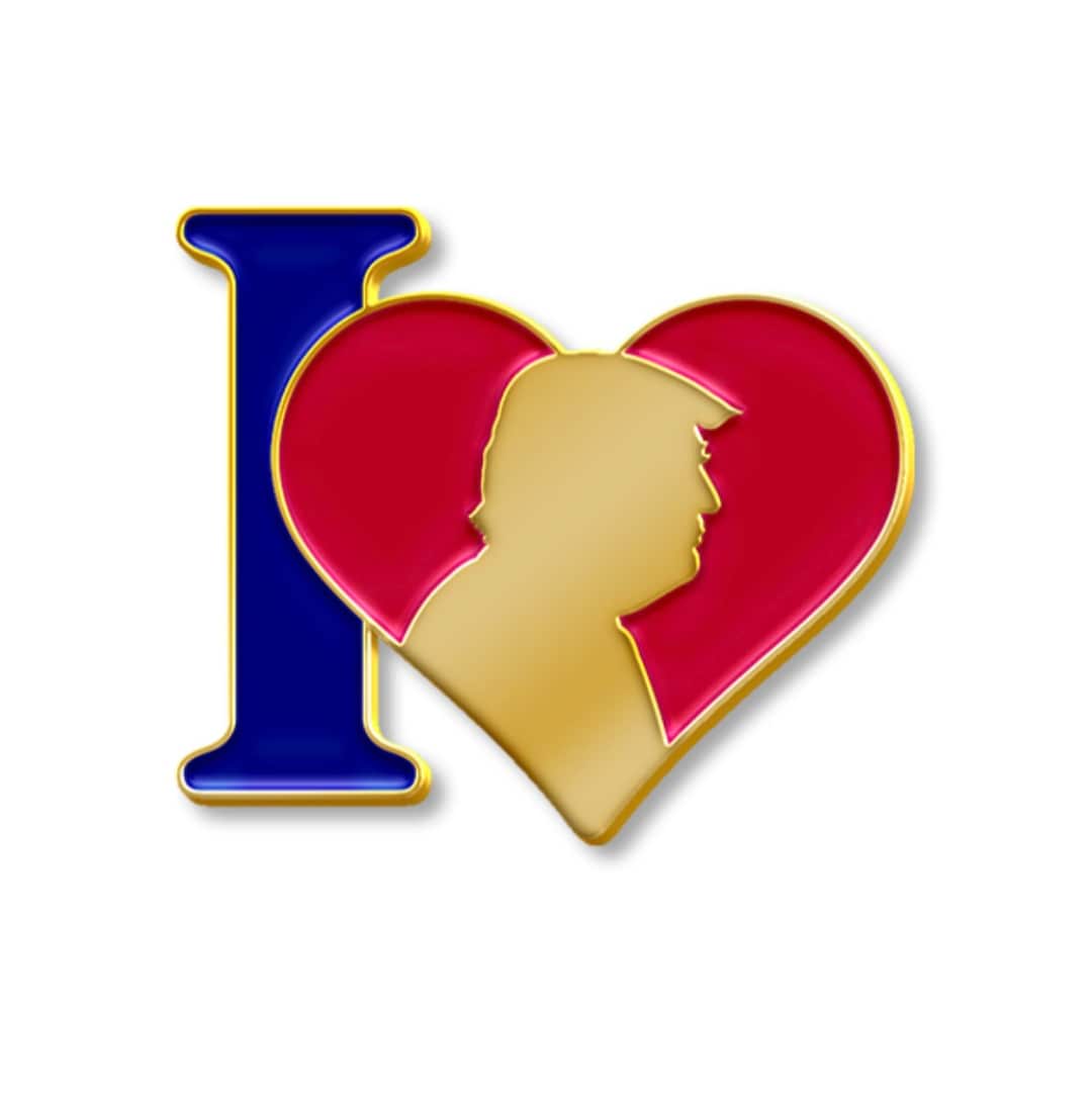 I Love Trump - Pin - Etsy
