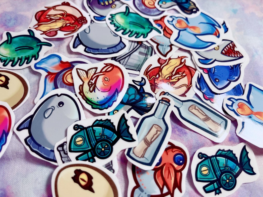Final Fantasy 14 FFXIV Fish Stickers - Etsy