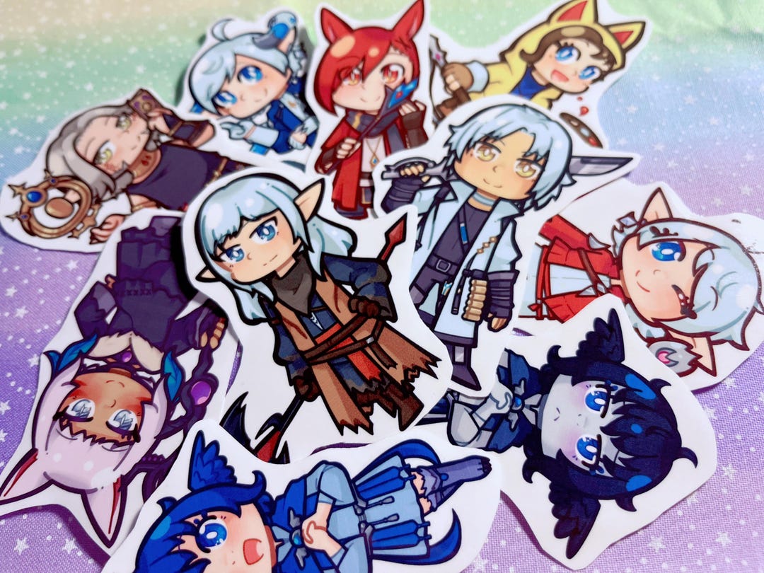 Adventuring Scions and Friends Character Stickers (FFXIV) - Etsy