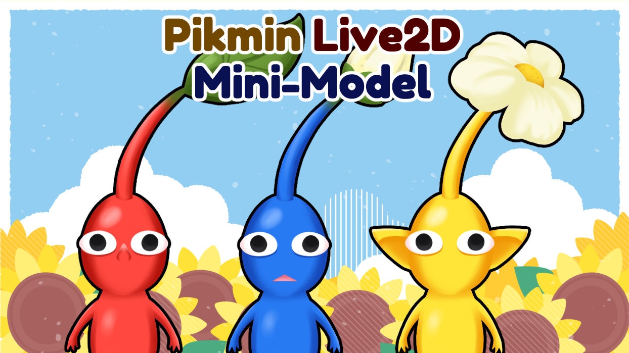 Live 2D Pikmin 【vtuber Asset】 - Etsy