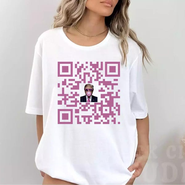 Trump Qr Code Tshirts - Etsy