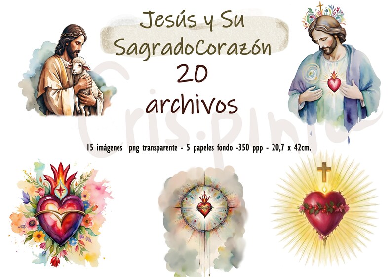 Digital Images to Print, of Jesus and His Sacred Heart - Etsy