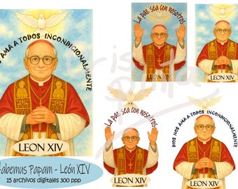 Digital Images for Printing, Pope Leo XIV PNG. Printable Designs ...