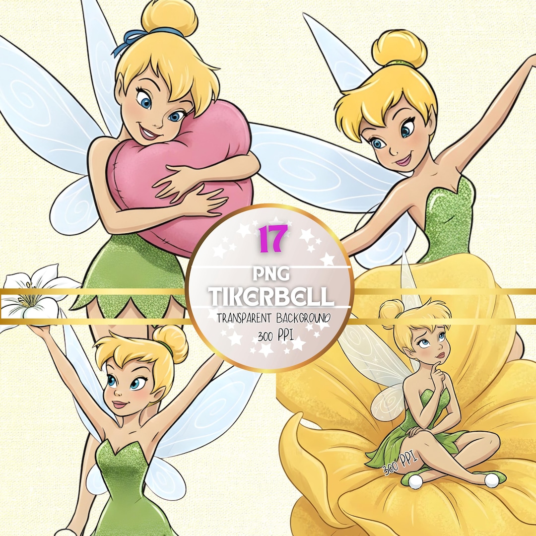 Transparent Background PNG Images of Tinkerbell - Set for Creative ...