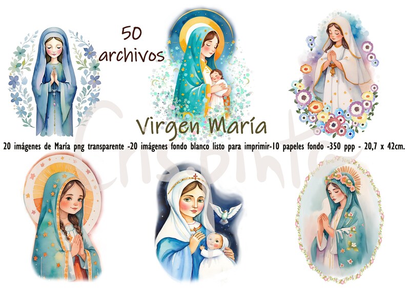 Digital Images of the Virgin Mary for Printing - Etsy