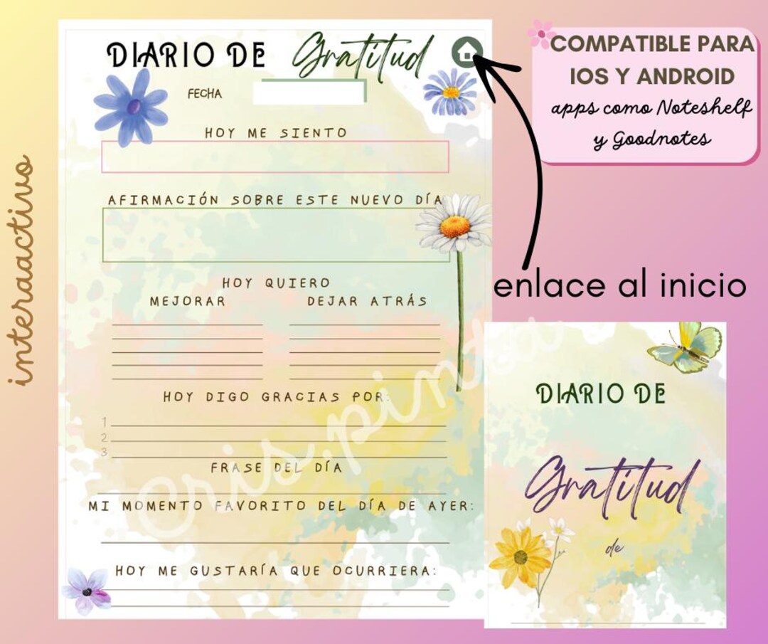 Gratitude Journal - Perpetual Gratitude Diary. - Etsy