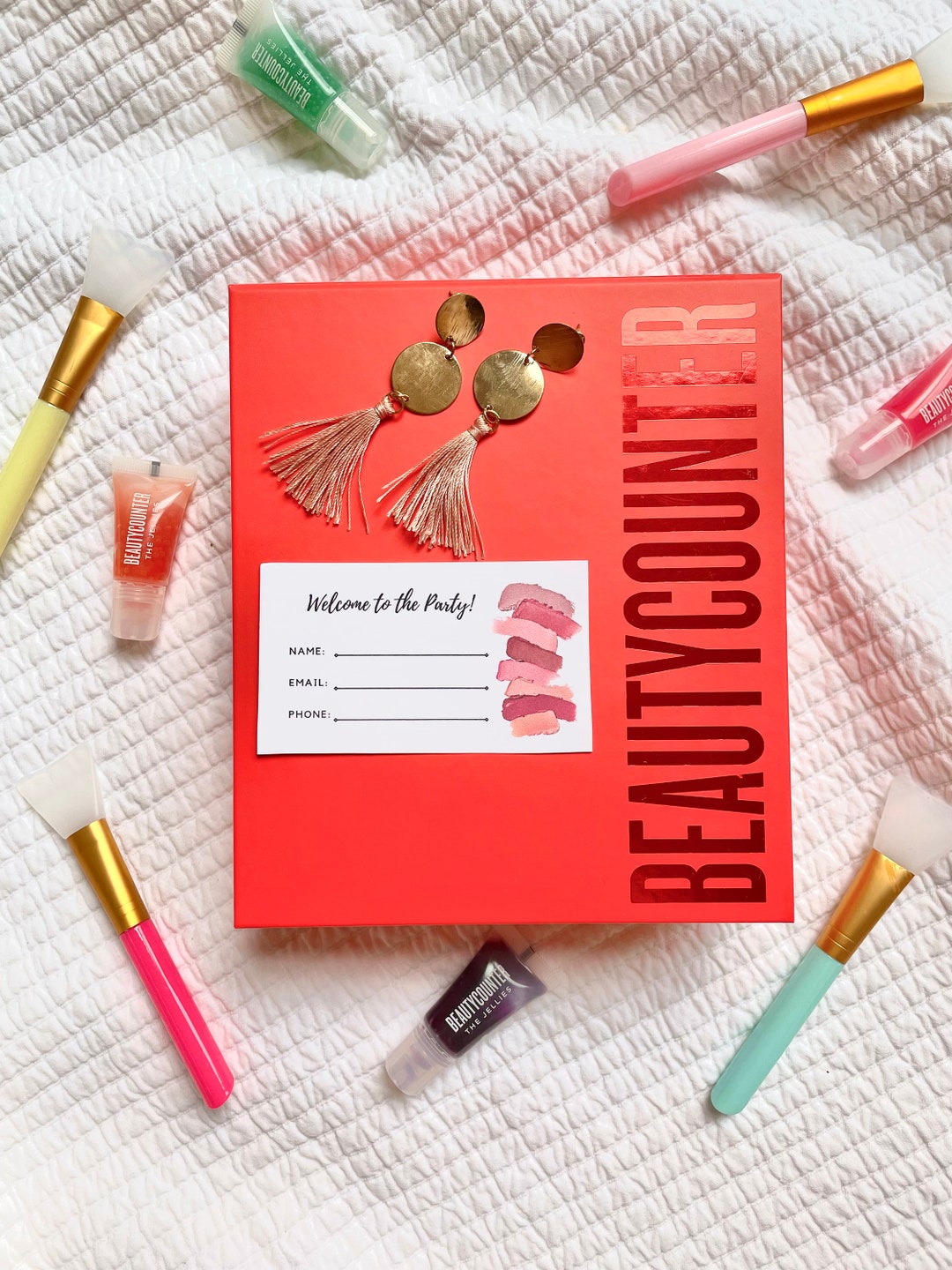 Beautycounter Pop up Party Introduction Raffle Cards - Etsy