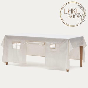 Linen Tablecloth Playhouse, Play Tent, Outdoor Playhouse, Waldorf Toys ...