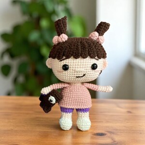 Boo Doll Crochet, Monster Outfit Amigurumi, Boo Amigurumi, Boo Monster ...
