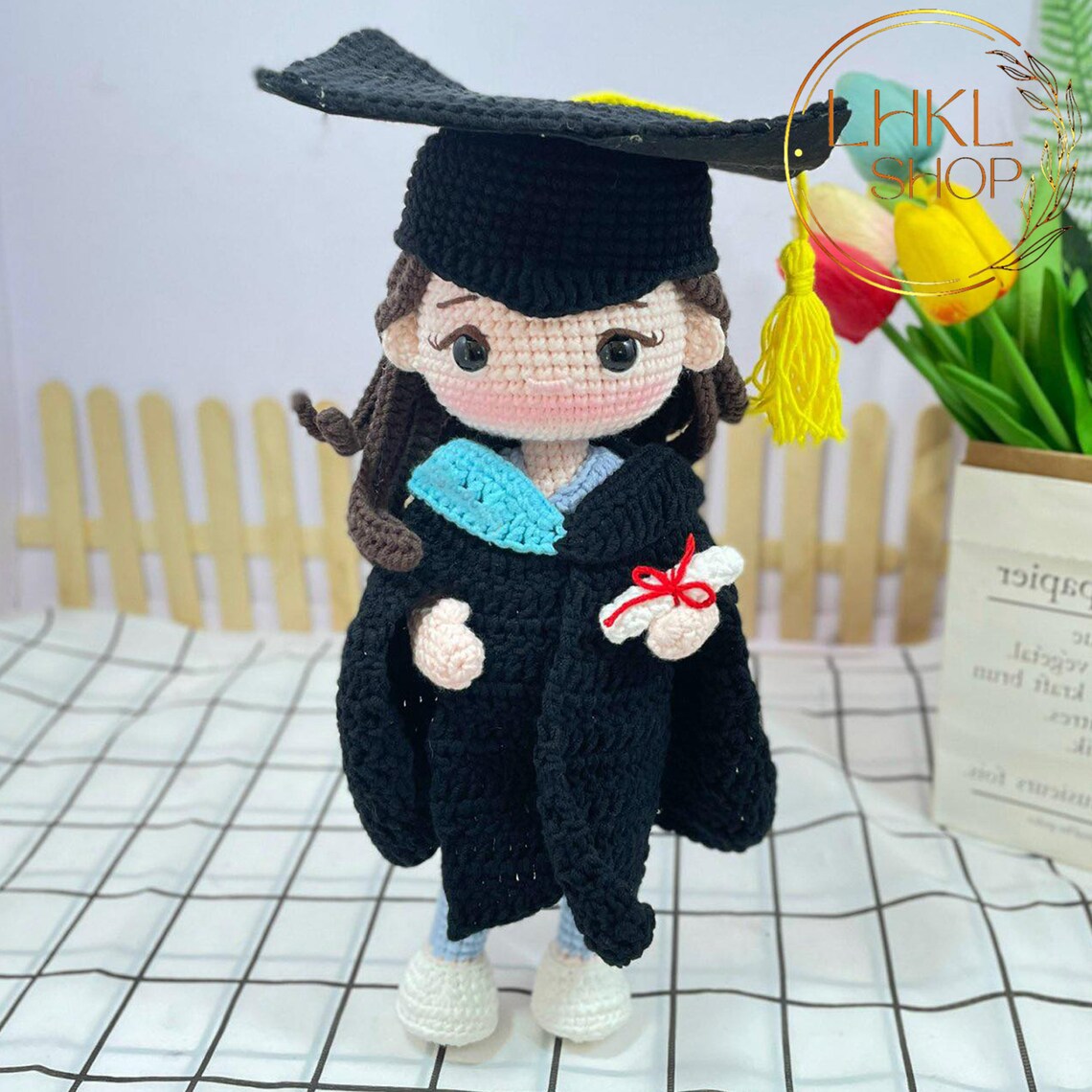 Custom Graduation Crochet Doll, Graduation Gifts, Graduation Keepsake ...