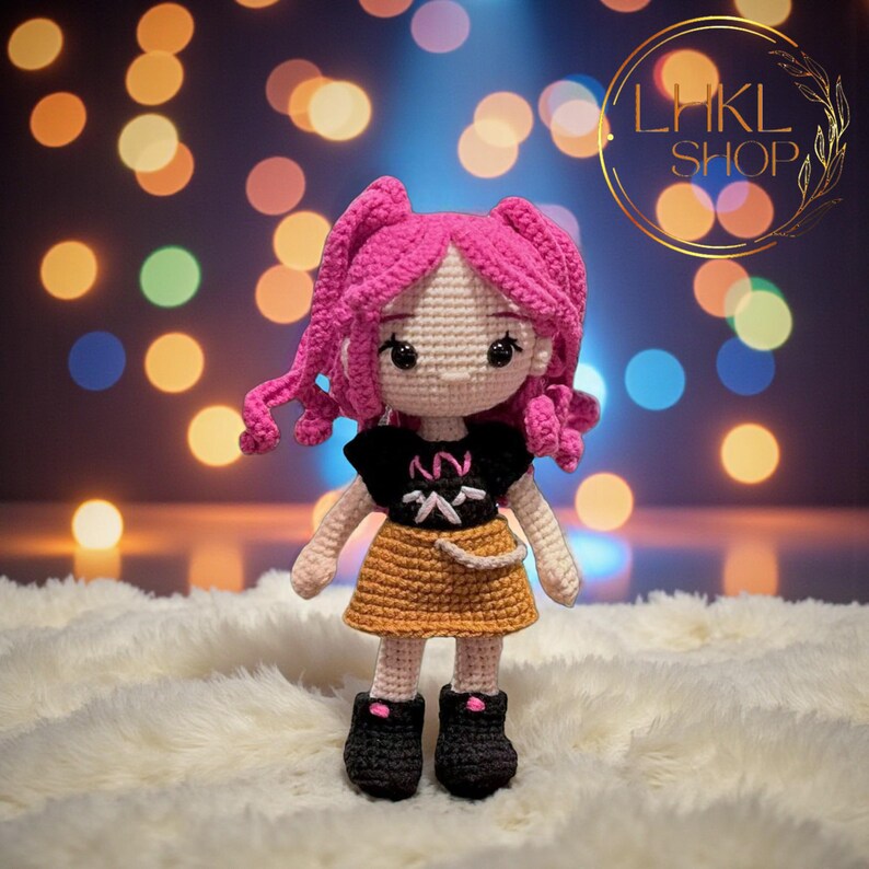 Kpop Girls Amigurumi, Kpop Idols Crochet Doll, Rumi Mira Zoey Amigurumi ...