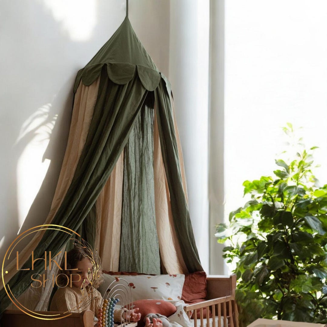 Circus Hanging Canopy, Linen Canopy, Bed Canopy, Kids Canopies, Crib ...