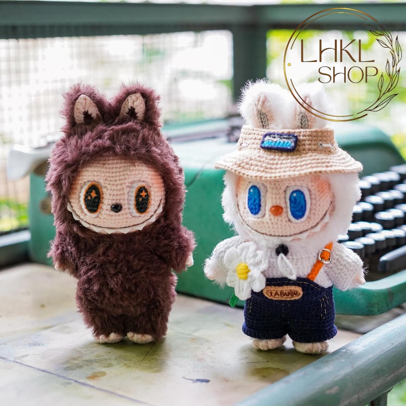 Labubu Crochet Toys, Crochet Labubu Clothes, Baby Handmade Gifts ...