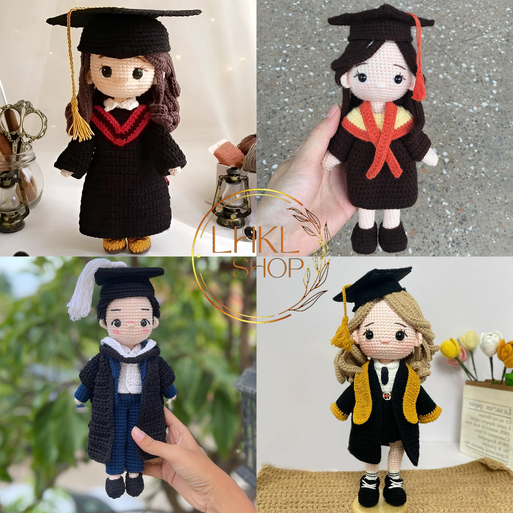 Custom Graduation Crochet Doll, Graduation Gifts, Graduation Keepsake ...