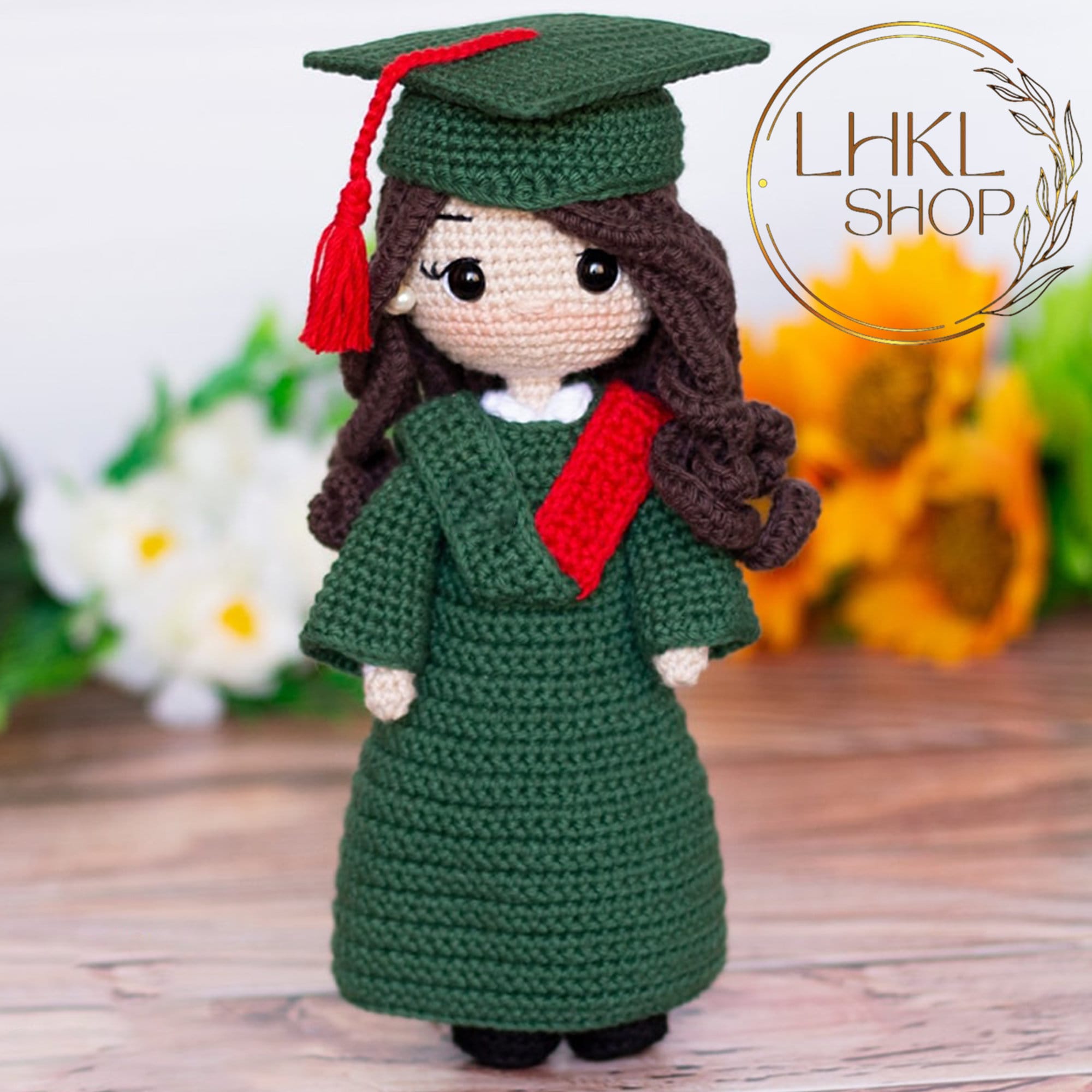 Crochet Graduation Boy Crochet Doll, Custom Graduation Gift, Personal ...
