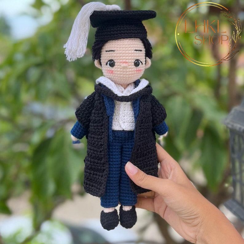 Custom Graduation Crochet Doll, Graduation Gifts, Graduation Keepsake ...