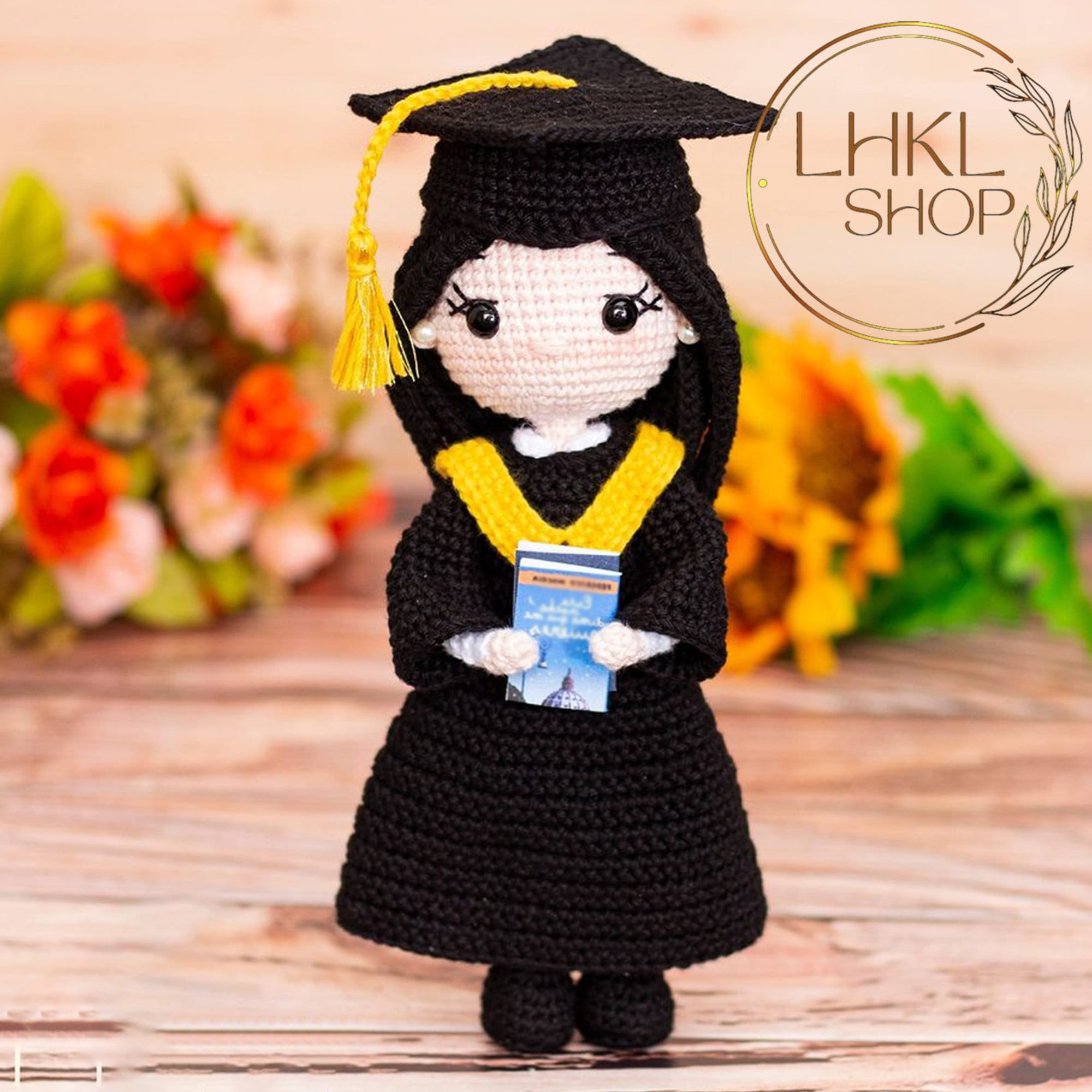 Crochet Graduation Boy Crochet Doll, Custom Graduation Gift, Personal ...