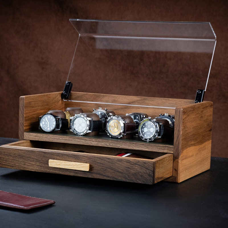 Watch Winder Box Handmade - Etsy