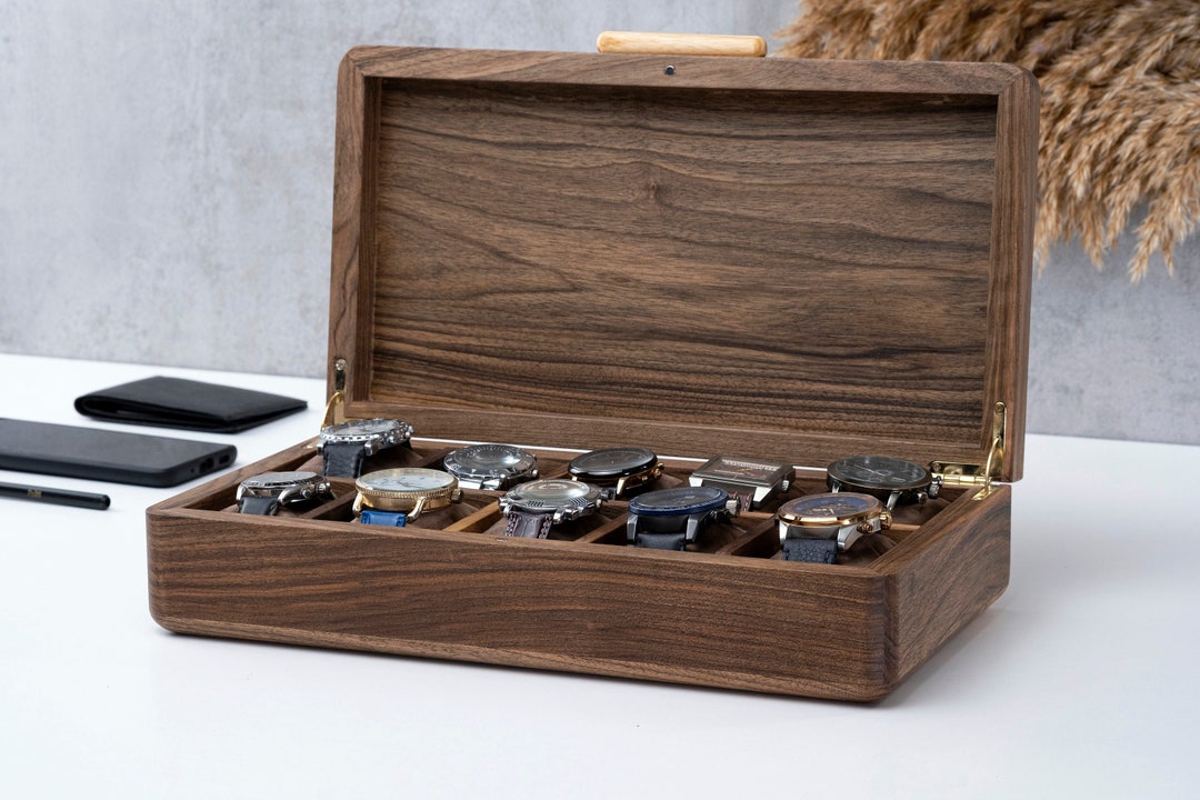 Watch Box for Men, Custom Watch Box, Mens Watch Box, Watch Box Wood for ...