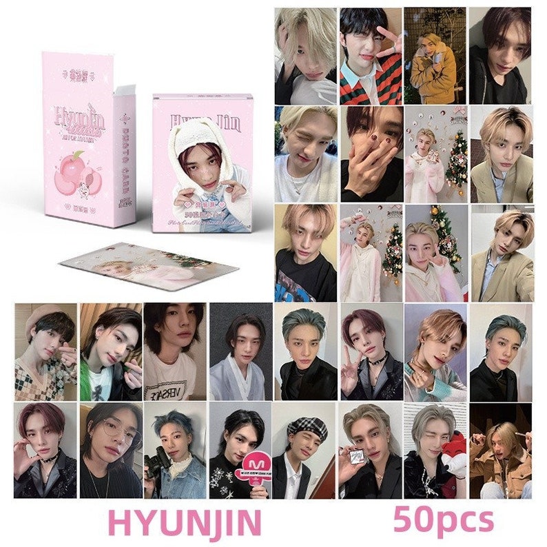 50pcs Fan-made Hwang Hyunjin Solo Concepts Lomo Photocards - Etsy