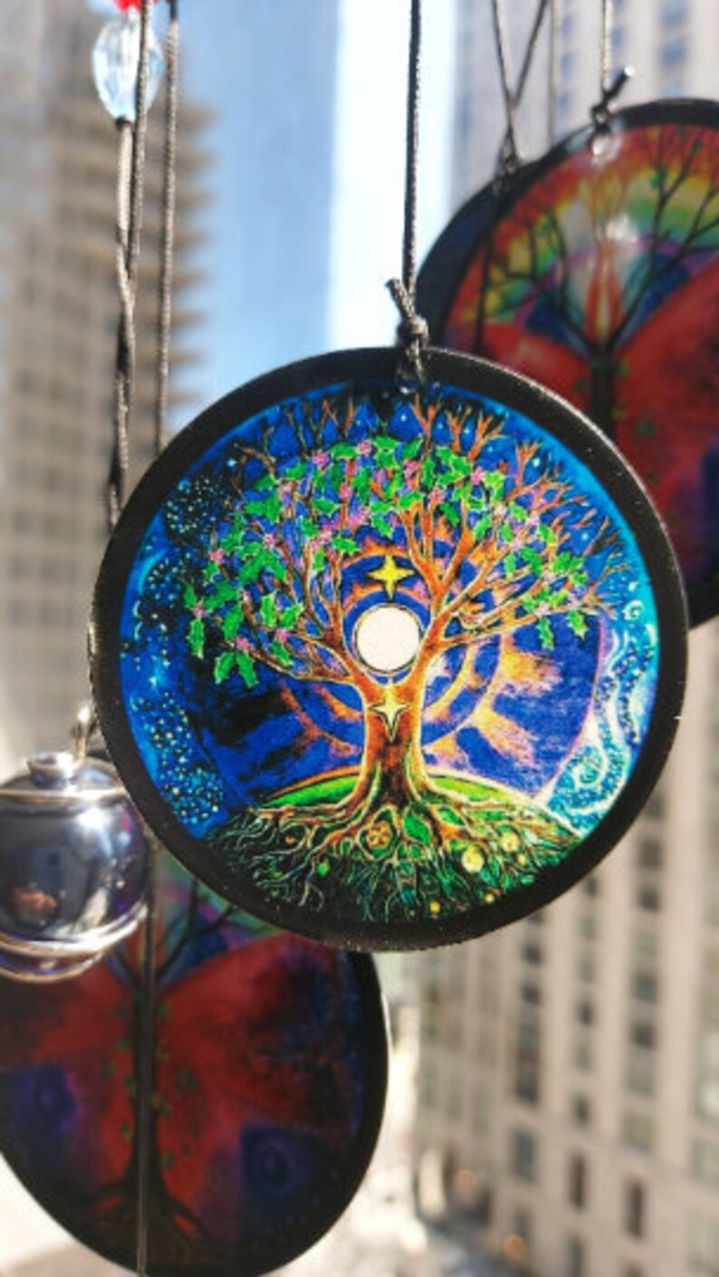 Memorial Suncatcher| Sun Catcher | Wall Hanging | Plant Moon Suncatcher ...