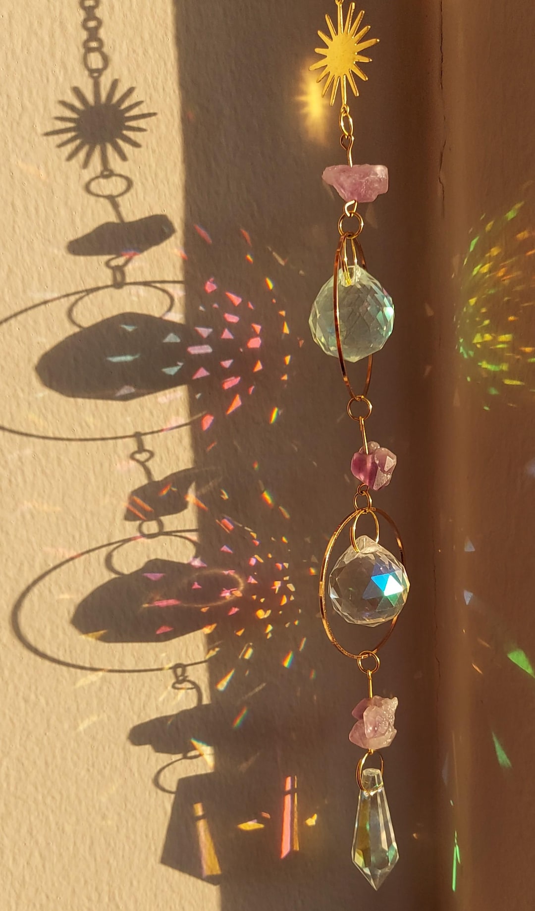 Crystal Sun Catchers, Suncatcher Gift, Christmas Gift, Boho Room Decor ...
