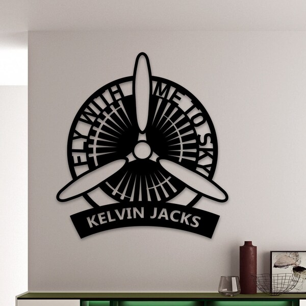 Custom Airplane Hanger Sign - Etsy