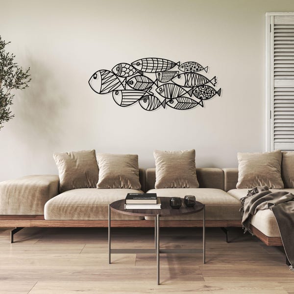 Unique Fish Metal Art - Etsy