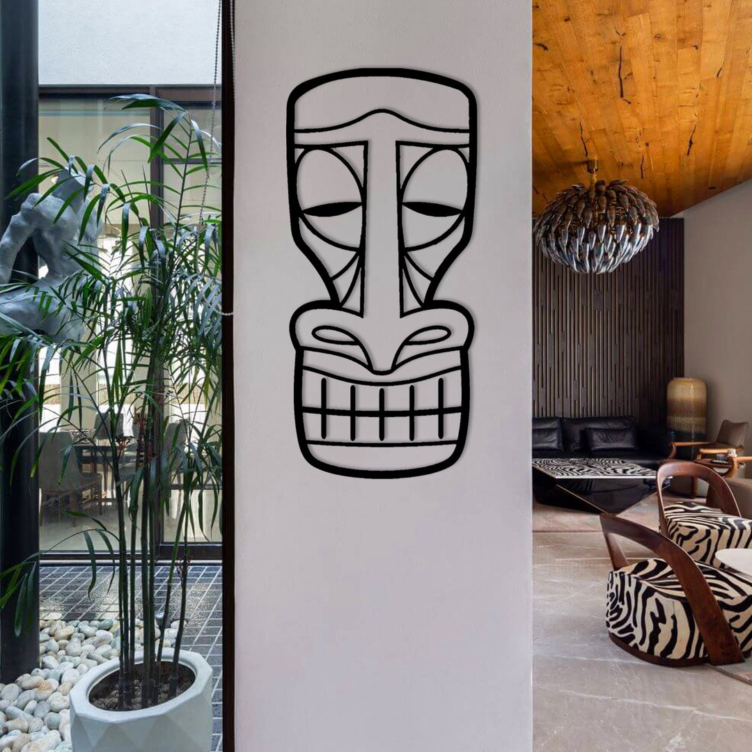 Metal Mask Wall Art, Traditional Metal Mask, Modern Livingroom Wall ...