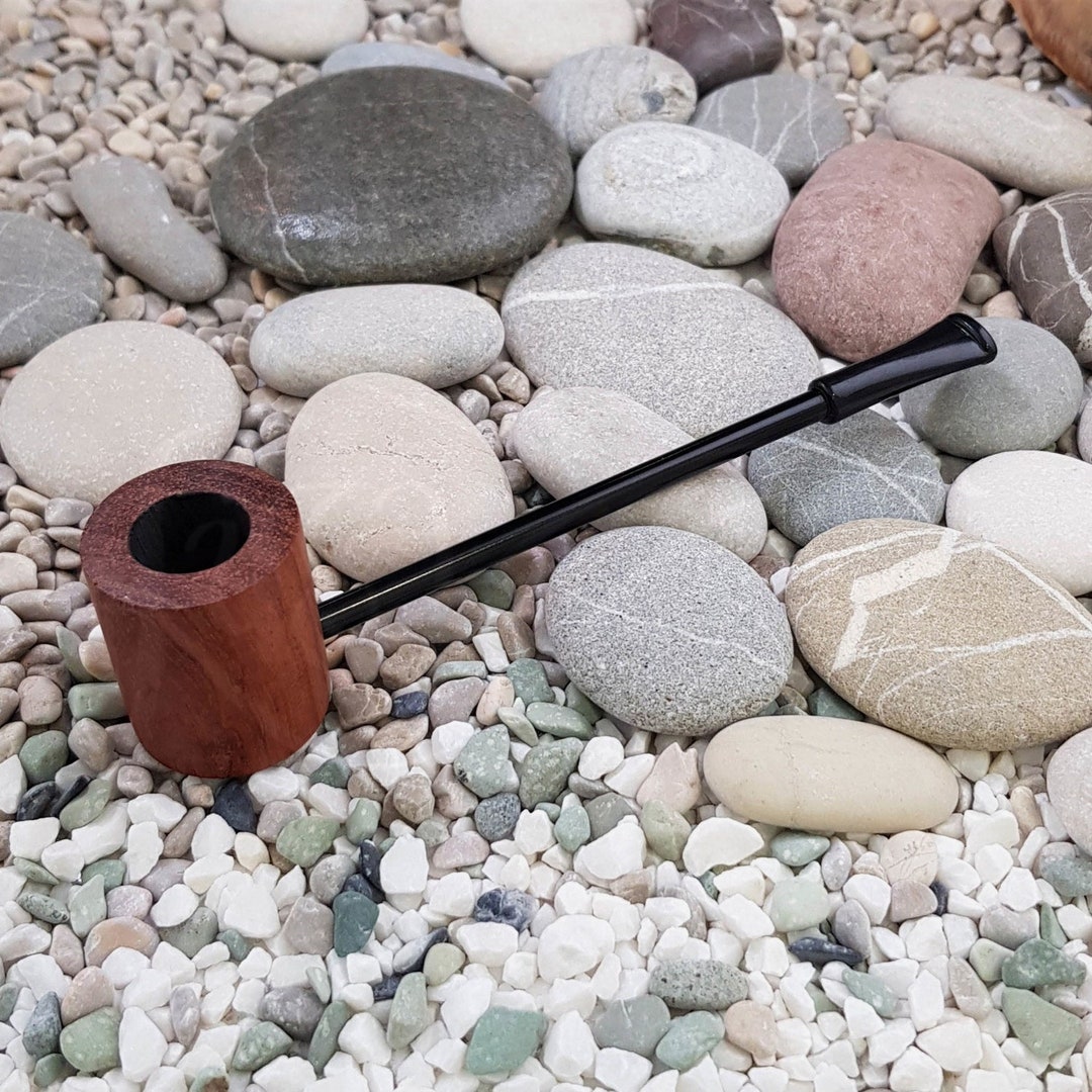 Unique Wooden Popeye Smoking Pipe With Straight Metal Stem/special ...