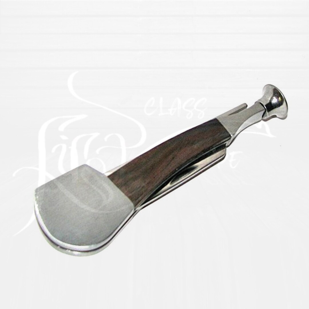 Metalic Pipe Tamper With Antique Wooden Looking/unique Retro Tool for ...